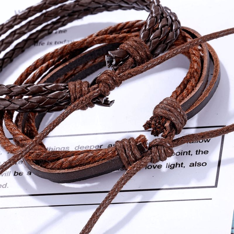 Motorrad Lederarmband in Braun für Biker auf UNIQAL.de | Auf Lager ...